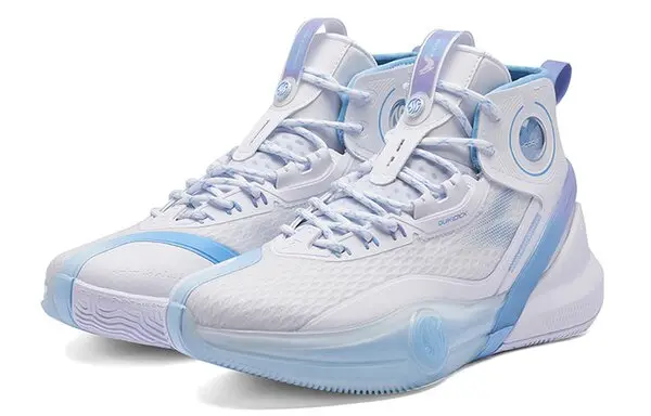 361 DEGREES Ag3 Pro Athletic Sneakers - White/blue