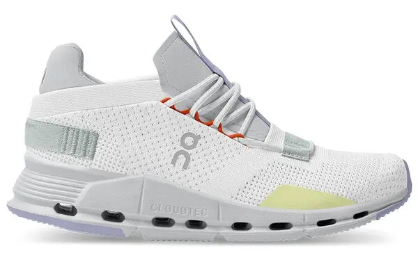 On Cloudnova Sneakers - White/glacier