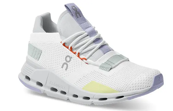 On Cloudnova Sneakers - White/glacier