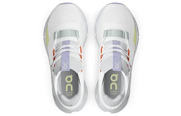 On Cloudnova Sneakers - White/glacier