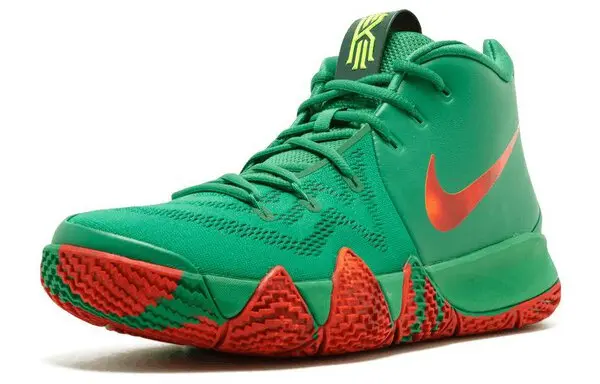 Nike Kyrie 4 "fall Foliage" High Top Sneakers - Green/red