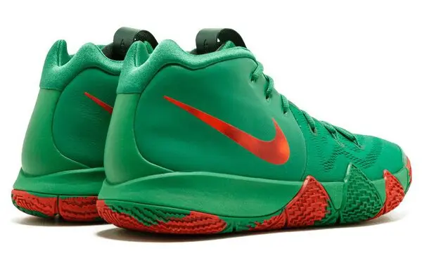 Nike Kyrie 4 "fall Foliage" High Top Sneakers - Green/red