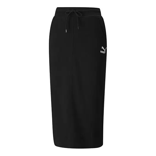 PUMA Classics Drawstring Midi Skirt