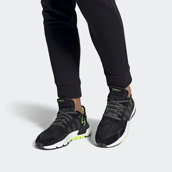 Adidas Nite Jogger Sneakers - Black
