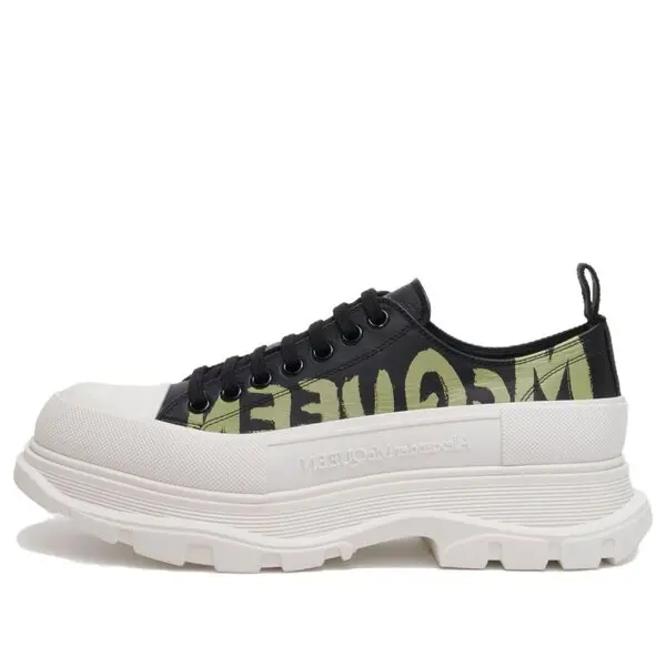 Alexander McQueen Tread Slick Graffiti Sneakers
