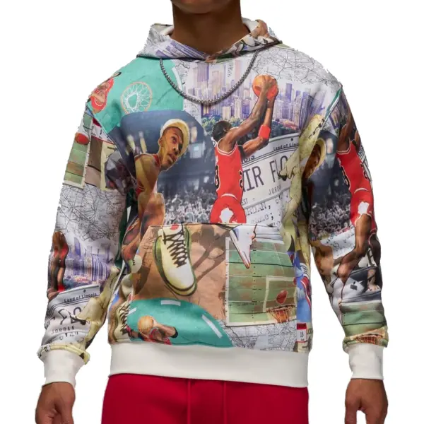 JORDAN Brooklyn Fleece Printed Hoodie - Multicolor