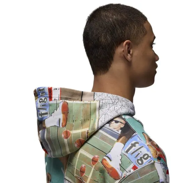 JORDAN Brooklyn Fleece Printed Hoodie - Multicolor