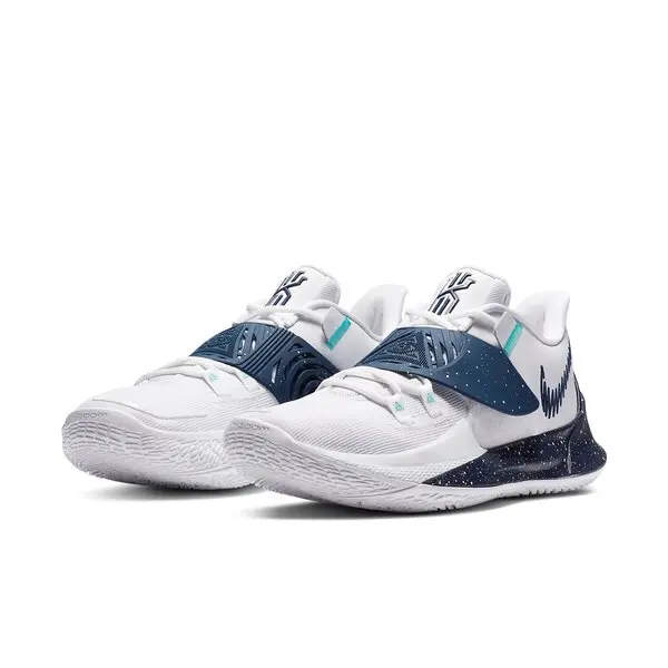 Nike Kyrie Low 3 Team Basketball Sneakers - White/blue