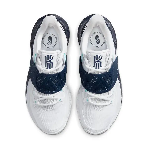 Nike Kyrie Low 3 Team Basketball Sneakers - White/blue