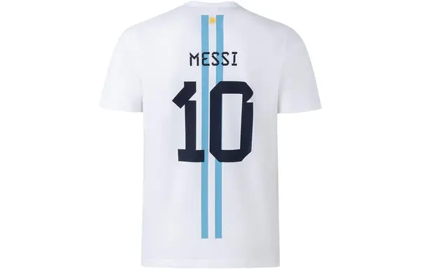 Adidas Messi Name And Number Tee - White