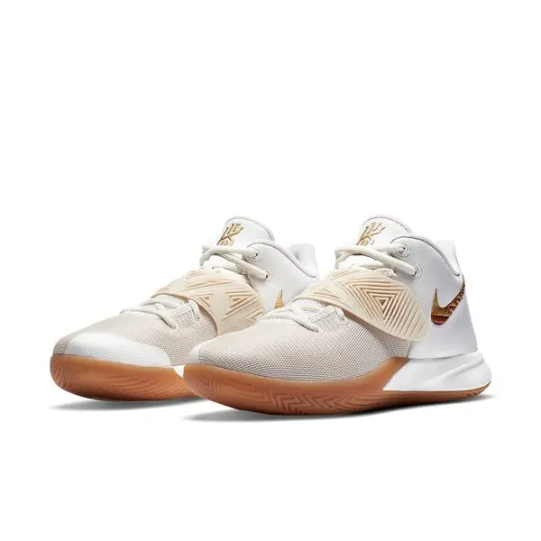 Nike Kyrie Flytrap 3 Ep Athletic Sneakers - White/gold