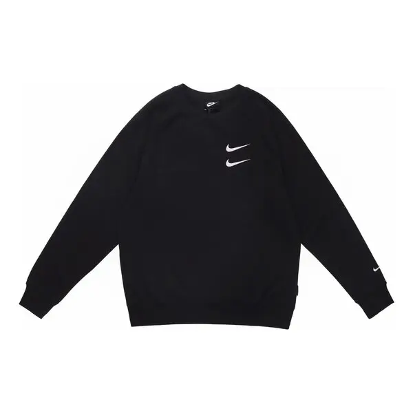 Nike Embroidered Crewneck Pullover - Black