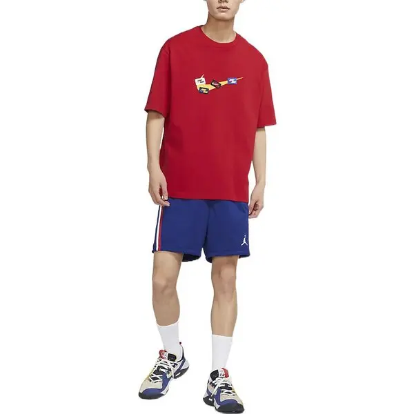 JORDAN Sport Dna Mesh Shorts With Logo Printing - Multi-color