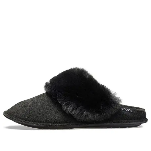 CROCS Fur Mule Slippers