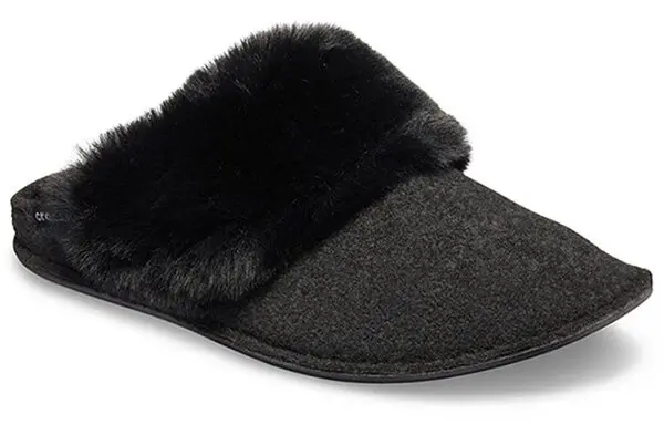 CROCS Fur Mule Slippers