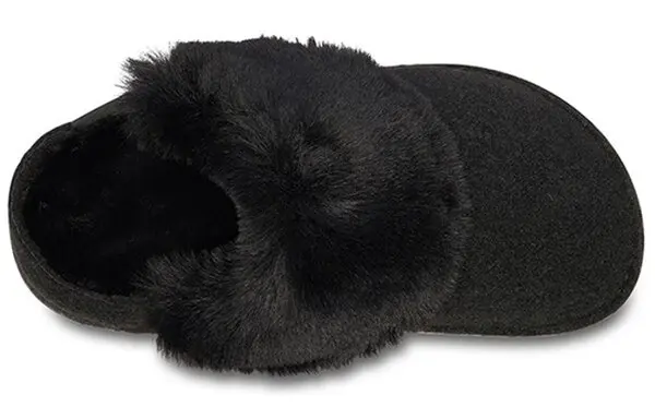 CROCS Fur Mule Slippers