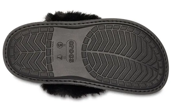 CROCS Fur Mule Slippers