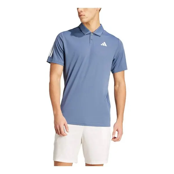 Adidas Club 3-stripes Polo Shirt Asia Sizing - Blue