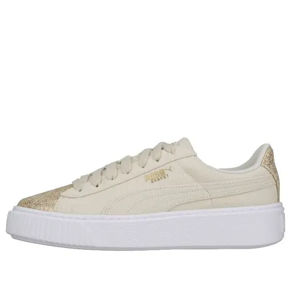 PUMA Basket Platform Sneakers - Creamy
