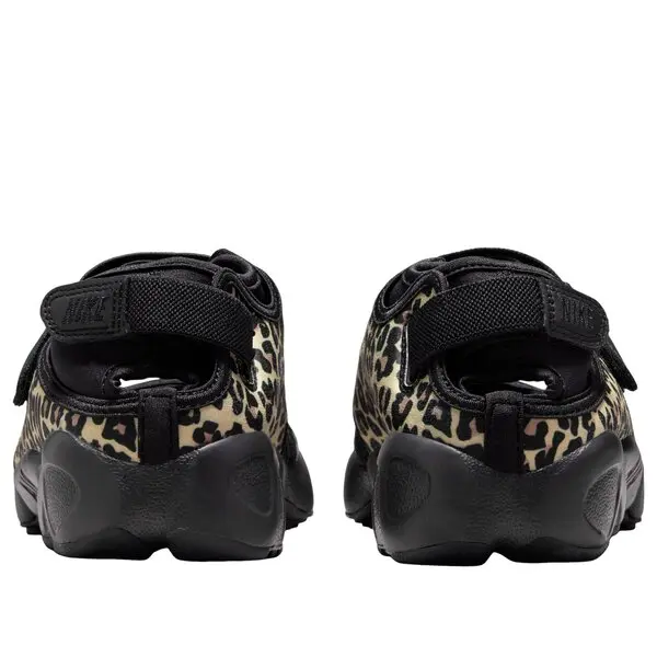 Nike Rift Breathe Leopard Print Sandals - Black/hemp