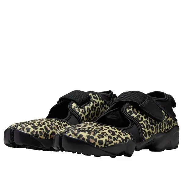 Nike Rift Breathe Leopard Print Sandals - Black/hemp