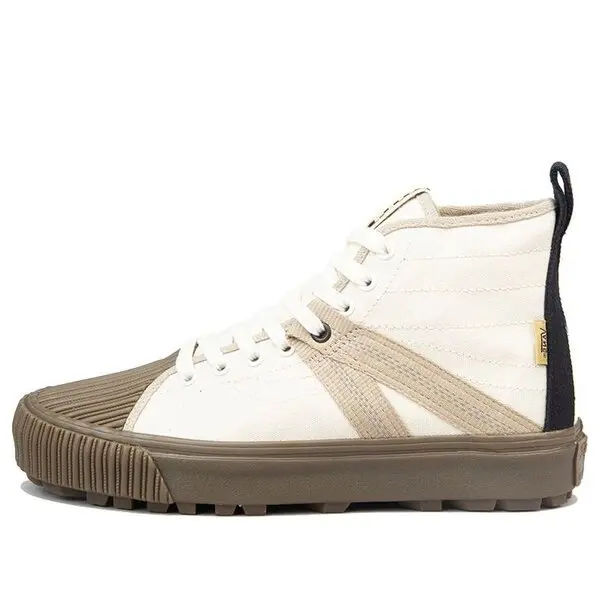 VANS Taka Hayashi X Sk8-hi Decon V Lug High Top Sneakers - White/brown
