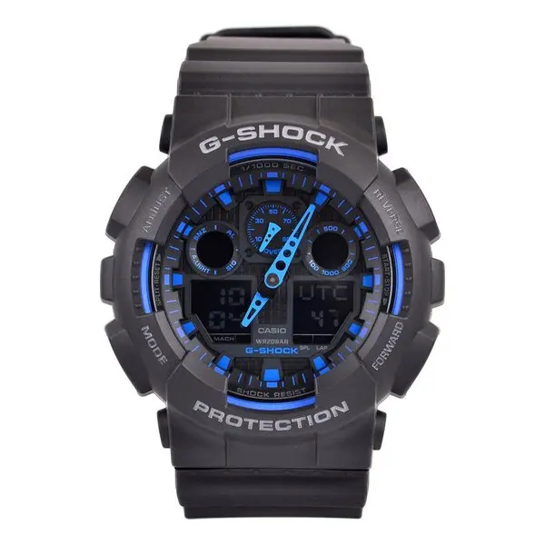 Casio G-shock Analog-digital Watch - Black/blue