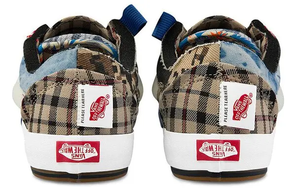 VANS Old Skool Cap Patchwork Sneakers - Blue