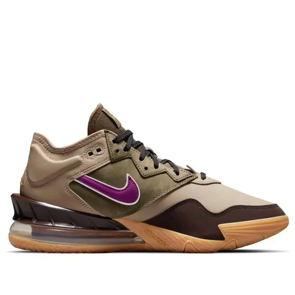 Nike X Atmos Lebron 18 Low Ep "viotech - Khaki
