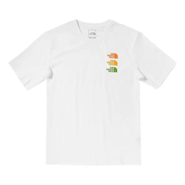 The North Face Ss21 Tri Logo Shirt - White