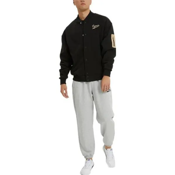 PUMA Logo Baseball Jacket
