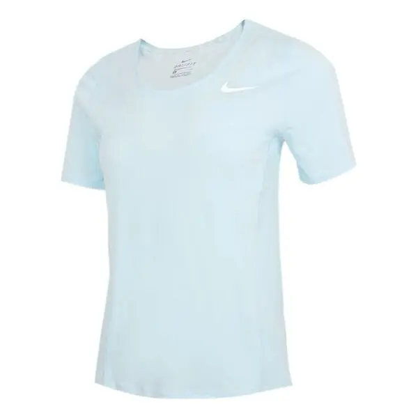 Nike Dri-fit Training Sports Quick Dry Short Sleeve - Blue