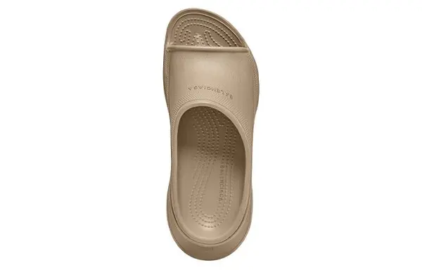 Balenciaga X Crocs Pool Slide Sandals - Beige