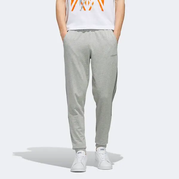Adidas Neo Stripe Casual Bundle Feet Sports Long Pants Gray