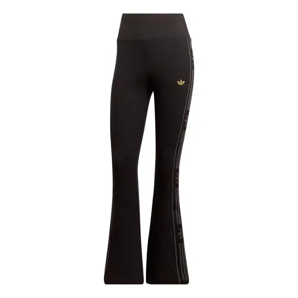 Adidas Ski Chic Flared Ribbed Leggings - Black