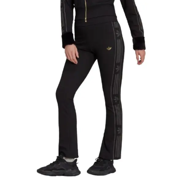 Adidas Ski Chic Flared Ribbed Leggings - Black