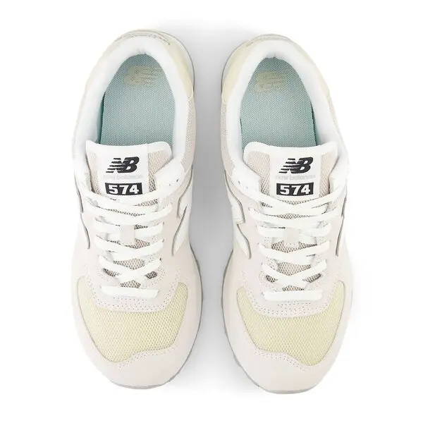 NEW BALANCE 574 Sneakers - White/grey