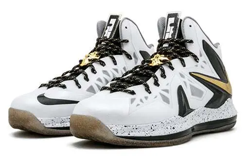 Nike Lebron P.s. Elite+ Sneakers - White/goldyellowgold/black