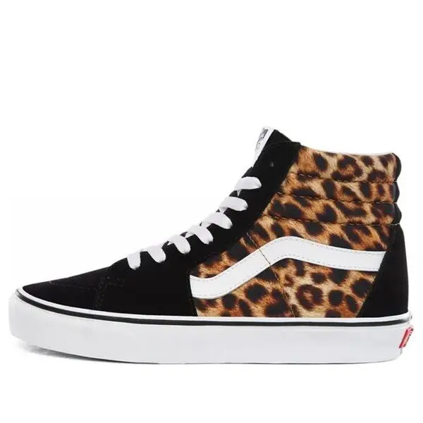 VANS Sk8-hi Leopard Print High Top Sneakers - Leopard/black