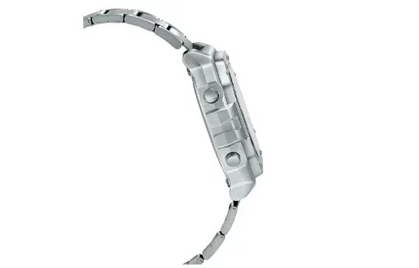 Casio Digital Multi-function Watch With Stainless Steel Band