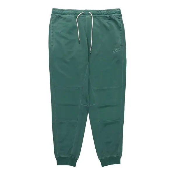 Nike Knit Gym Running Training Sports Long Pants Silver Green - Silvergreen