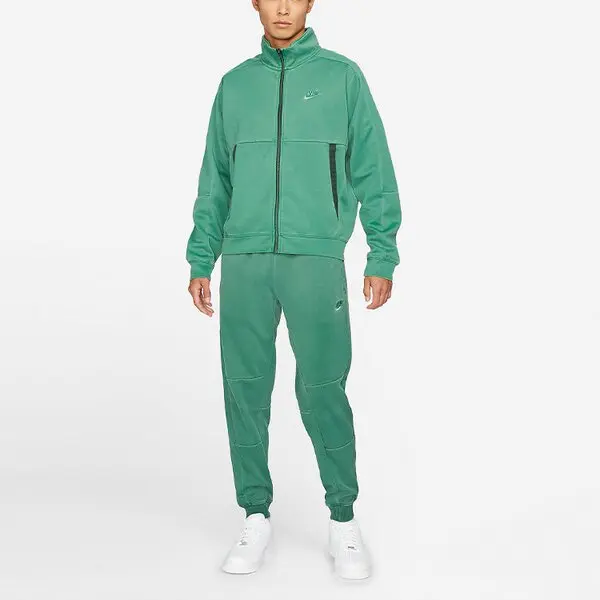 Nike Knit Gym Running Training Sports Long Pants Silver Green - Silvergreen