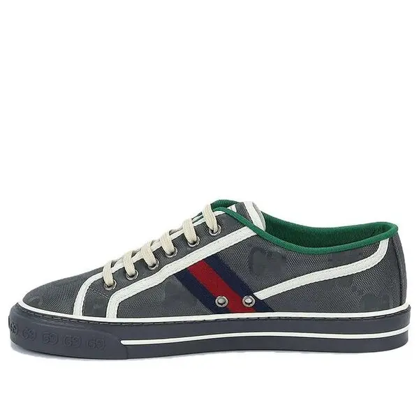 Gucci Tennis 1977 Off The Grid Low Top Sneakers - Grey/blue/red