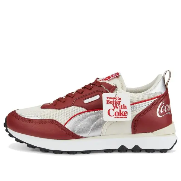 PUMA X Coca-cola Rider Fv "intense Silver - Red