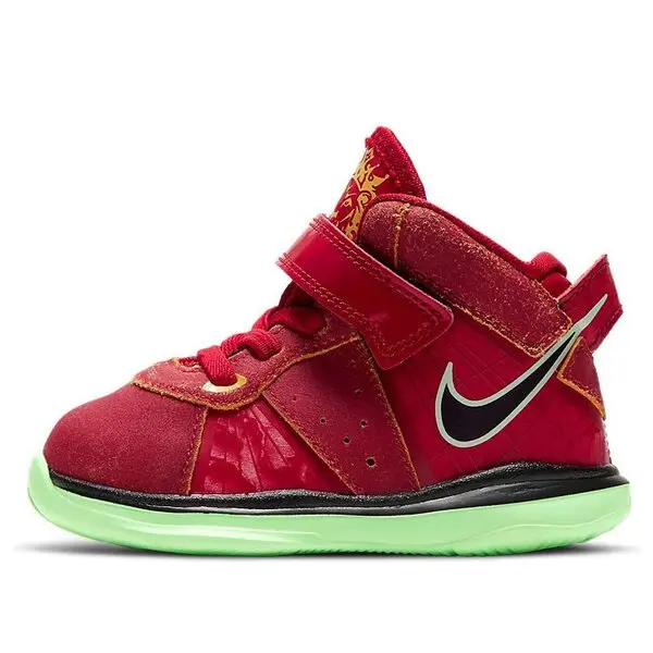 Nike Lebron 8 'empire Jade' High Top Sneakers - Black/red