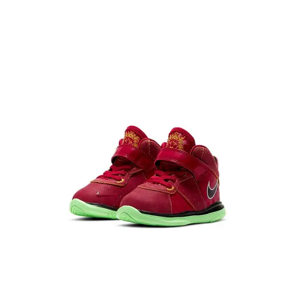 Nike Lebron 8 'empire Jade' High Top Sneakers - Black/red