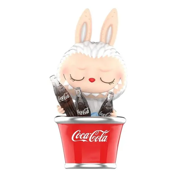 POP MART X Coca-cola The Monsters Labubu Figure 'time To Cool Down - Multi-color