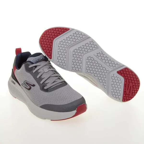 Sketchers Go Run Elevate Athletic Sneakers - Grey/white/red