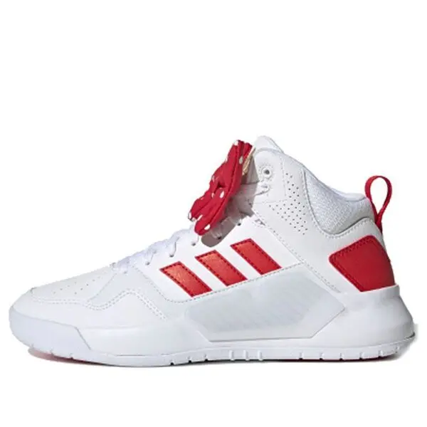 Adidas Neo Play9tis 2.0 High Top Sneakers - White/red