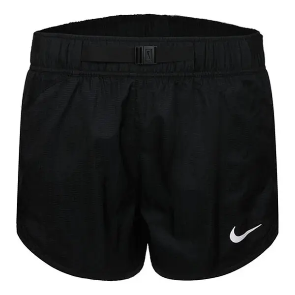 Nike Belted Sports Running Shorts - Black